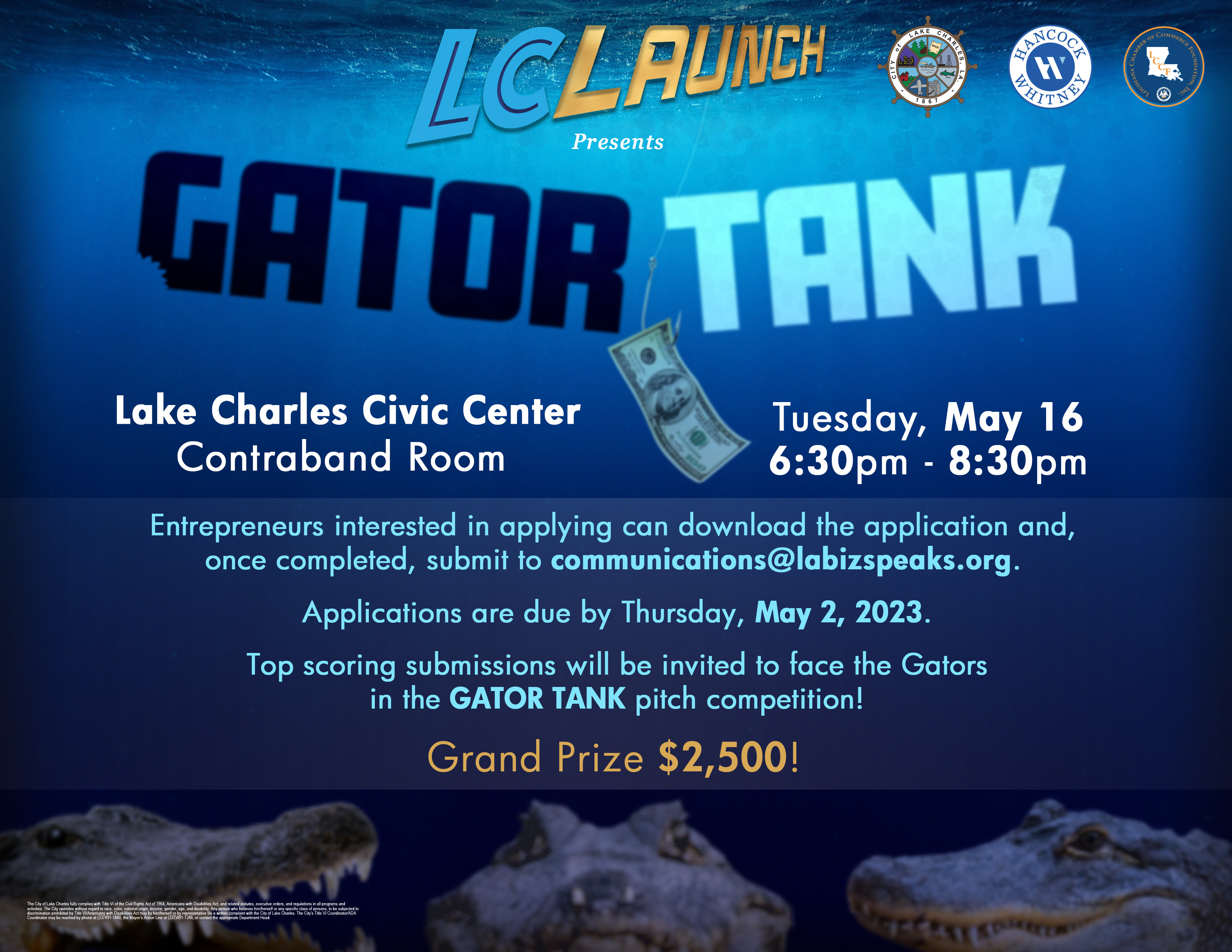 Document Center / Submissions being accepted for Gator Tank Business ...
